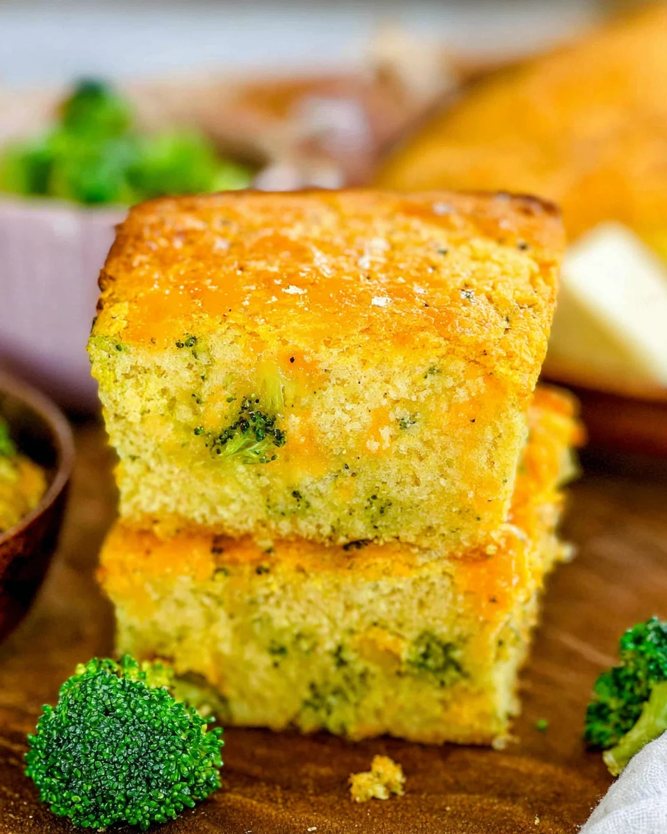 Quick Broccoli Cheese Cornbread Recipe