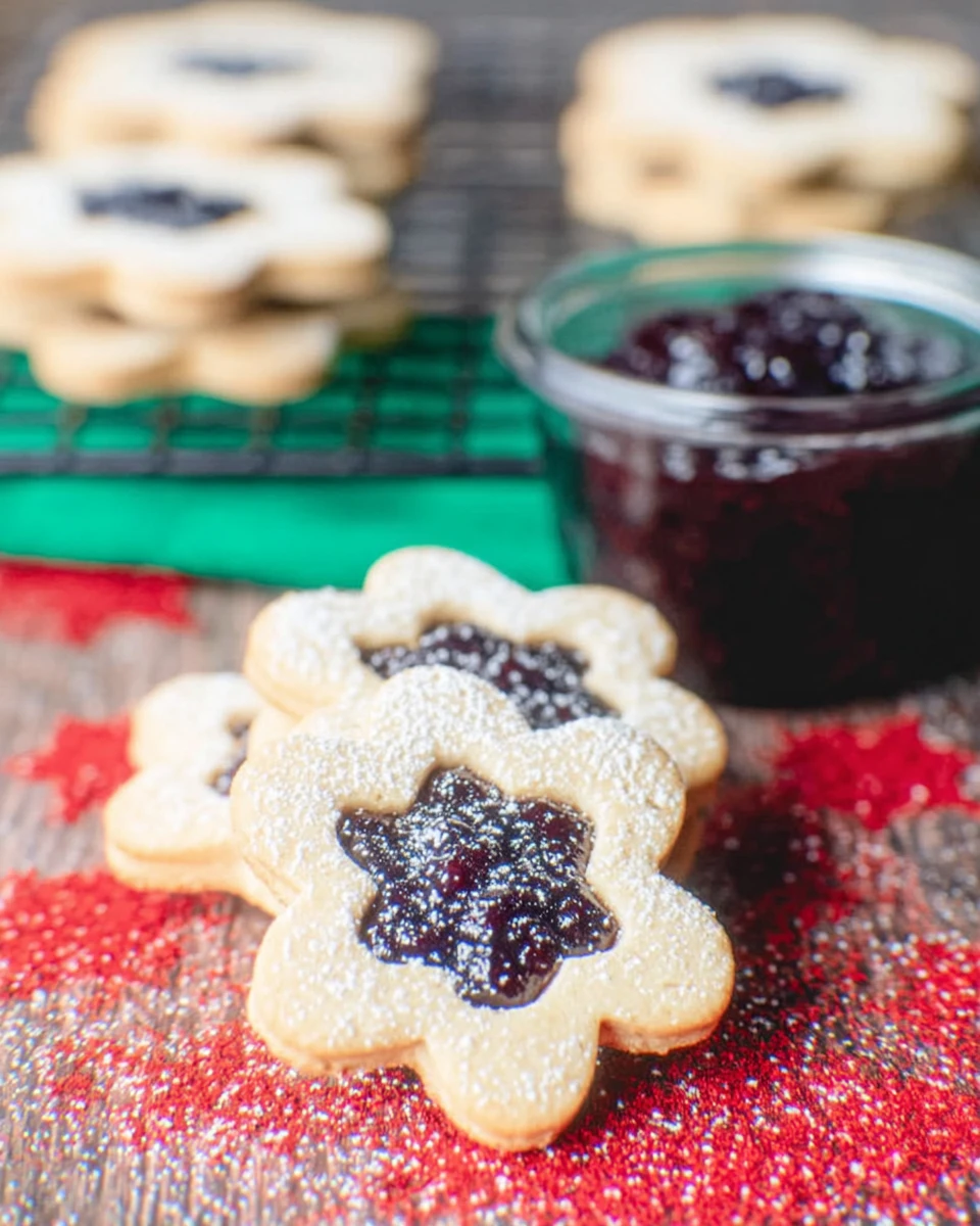 Best Linzer Cookies With Blackberry Jam Recipe