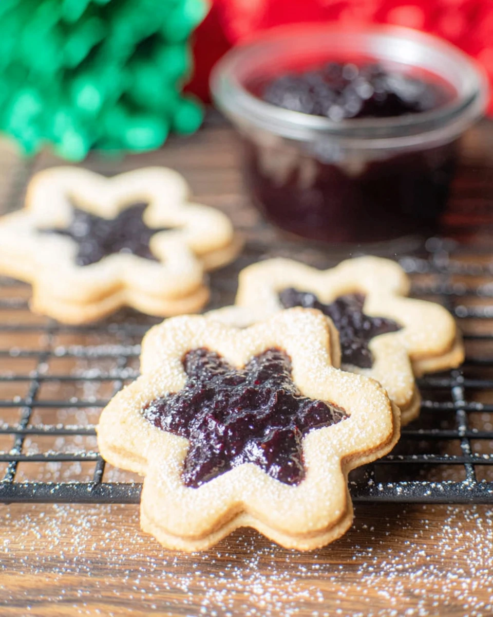 Best Linzer Cookies With Blackberry Jam Recipe