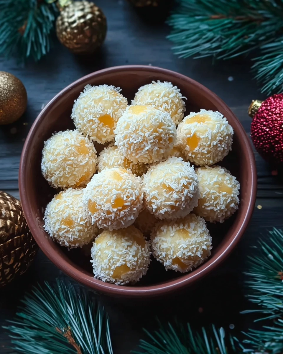 Easy Pineapple Christmas Balls Recipe