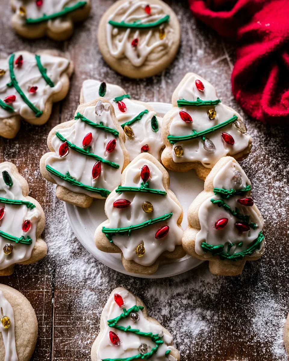 Easy Vanilla Bean Christmas Lights Cookies Recipe
