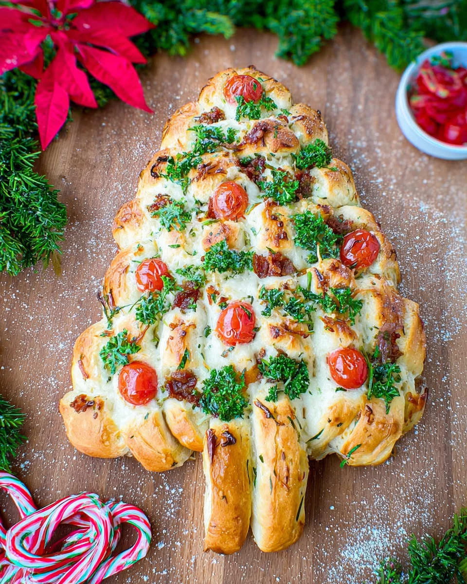 Best Christmas Tree Pull-Apart Bread Recipe