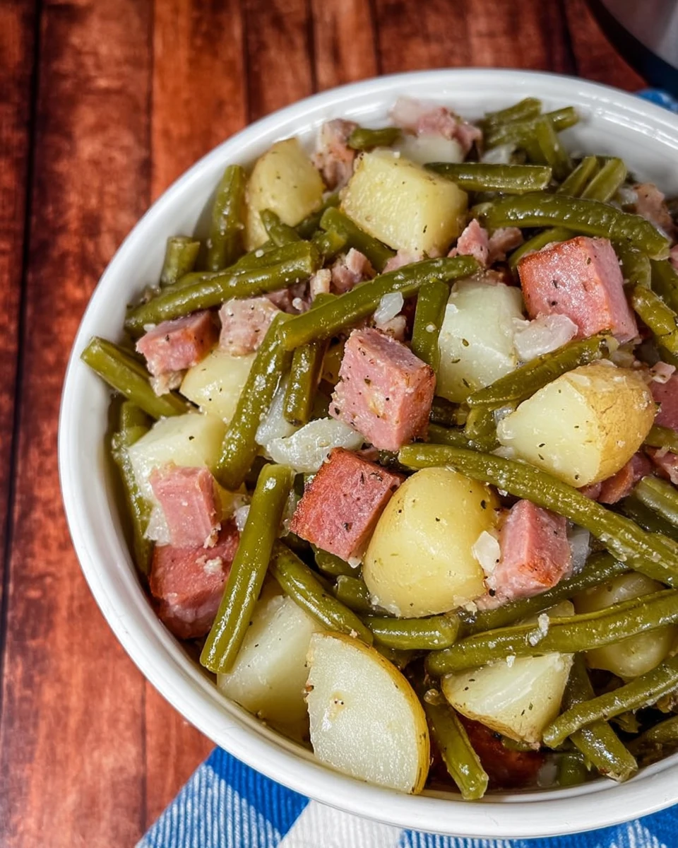 Best Instant Pot Ham Green Beans And Potatoes Recipe