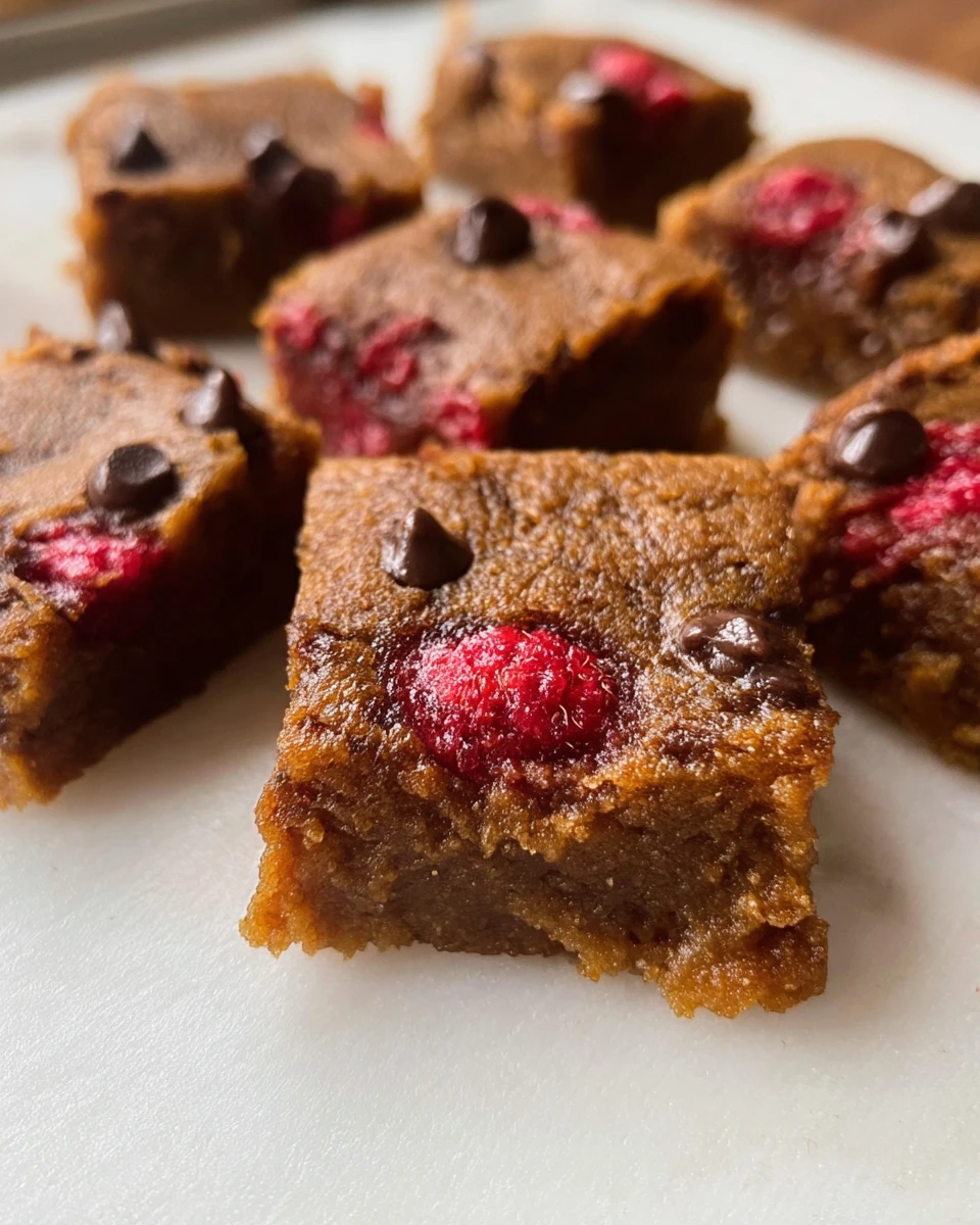Easy Raspberry Chocolate Chip Blondies Recipe